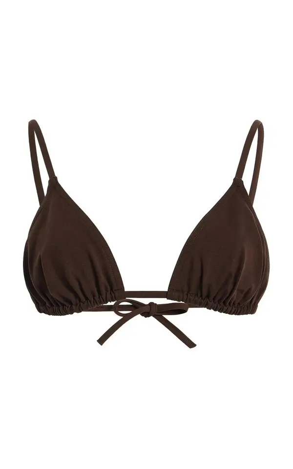 ERES Mouna Jersey Bikini Top - Brown