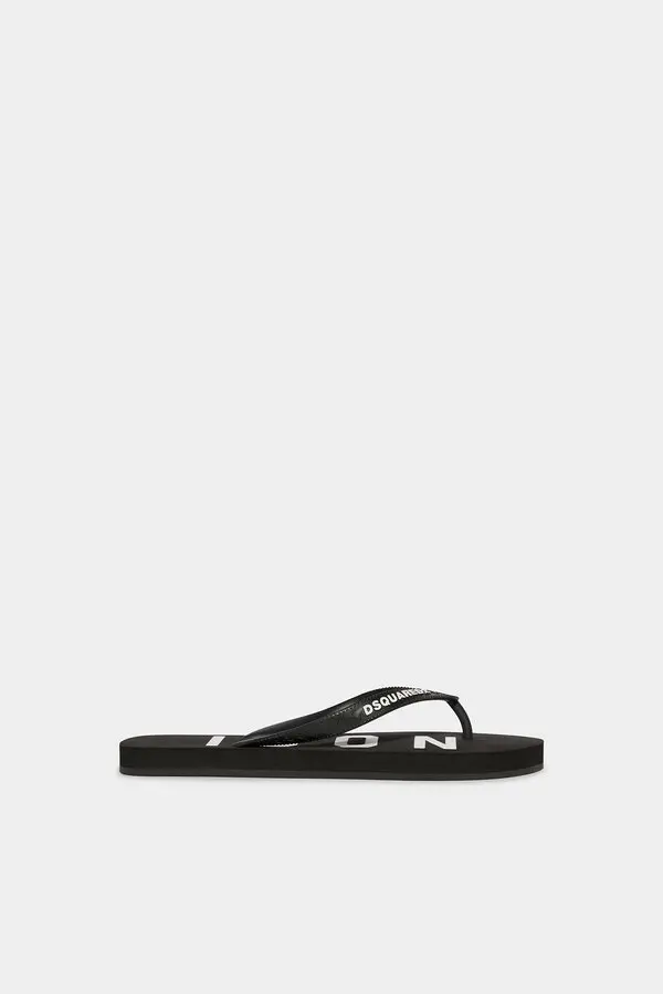 Dsquared2 Icon Beach Shoes - Black