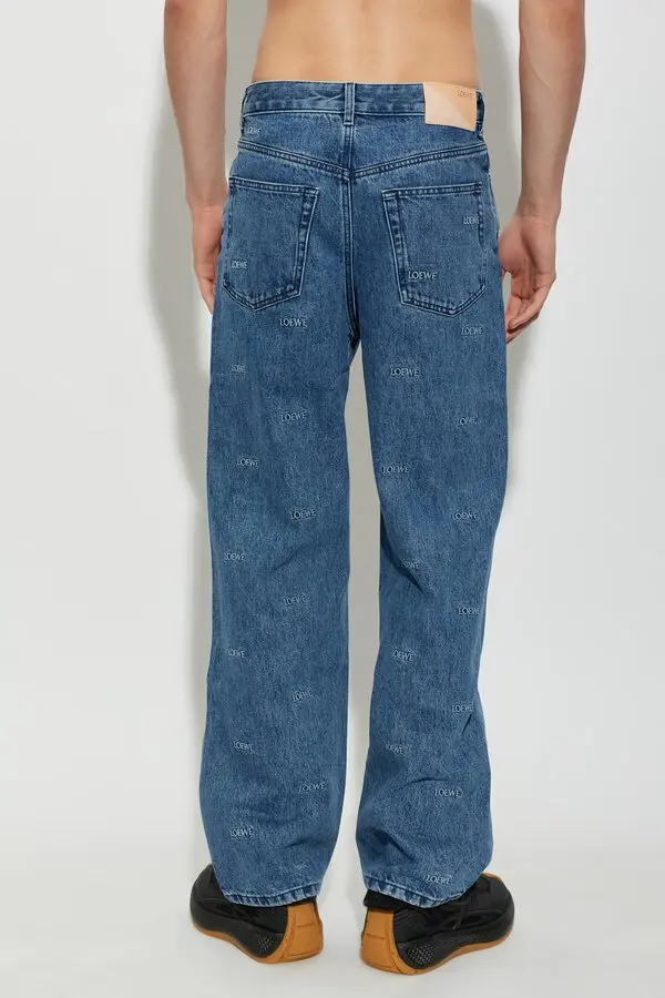 Loewe Embroidered Logo Jeans