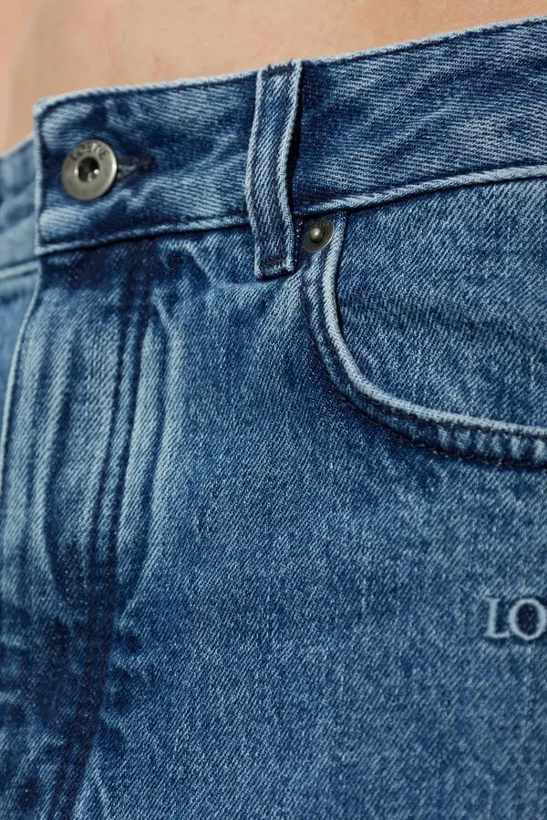 Loewe Embroidered Logo Jeans