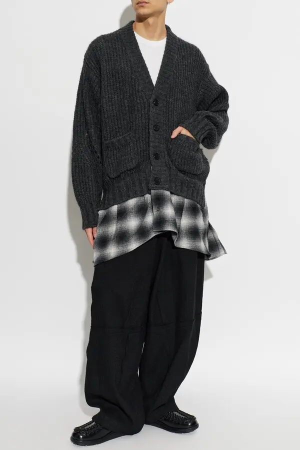 SONGZIO Cardigan In Mixed Fabrics