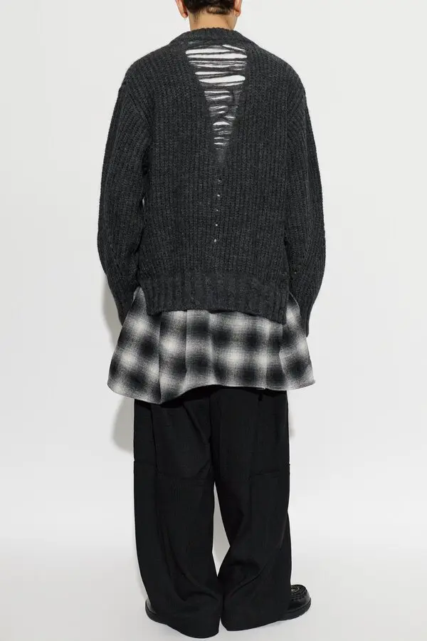 SONGZIO Cardigan In Mixed Fabrics