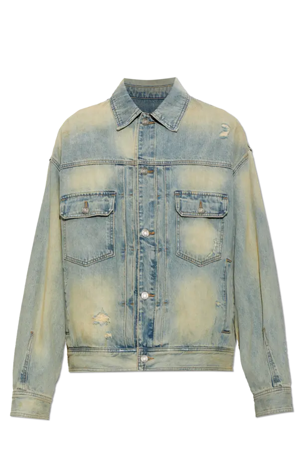 JUUN.J Vintage’-effect Denim Jacket - Blue