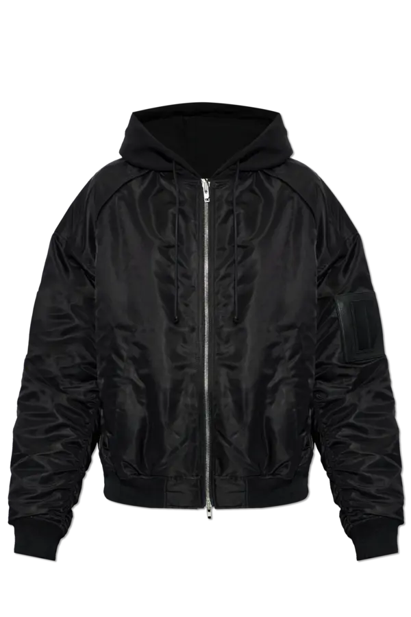 JUUN.J Padded Jacket With Detachable Hood