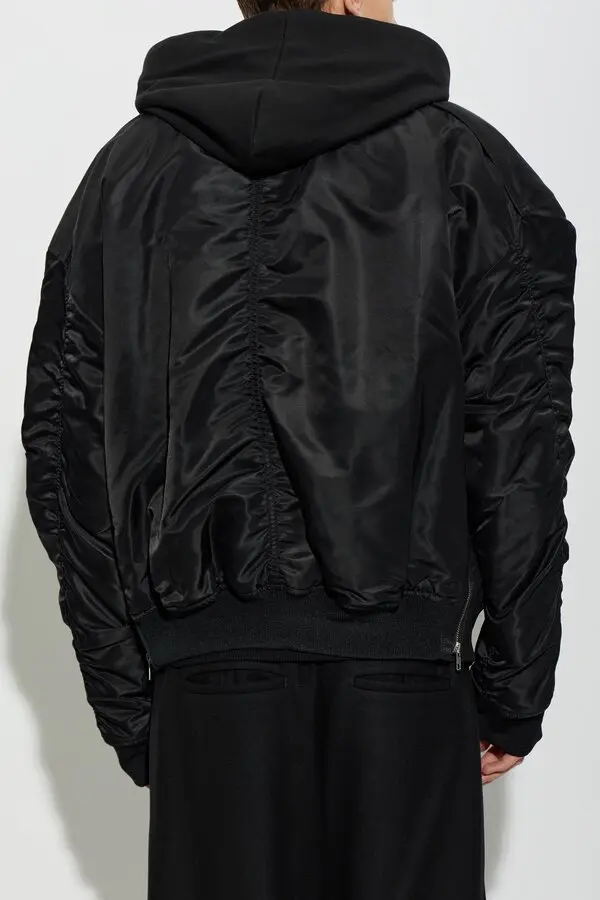 JUUN.J Padded Jacket With Detachable Hood