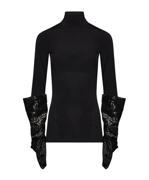 DARKPARK Ruffle-sleeve T-shirt
