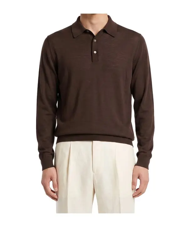 Kiton Long-sleeve Polo Shirt