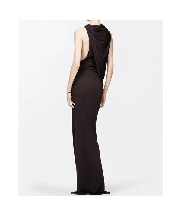 TOM FORD Draped-neck Maxi Dress