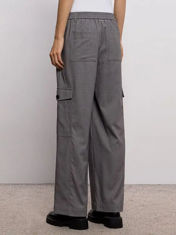 TWINSET Logo Casual Pants