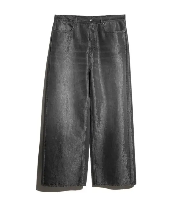 Gucci Washed Cotton Nylon Denim Pants