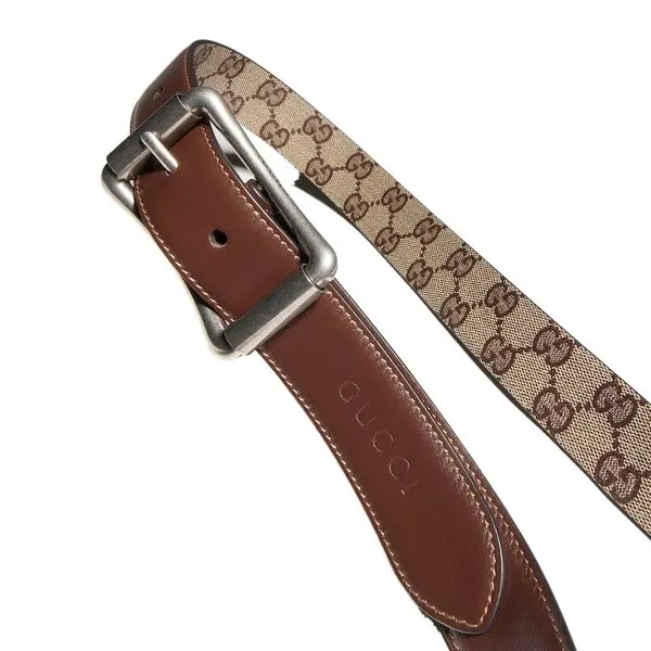 Gucci Reversible Belt With Roller Buckle