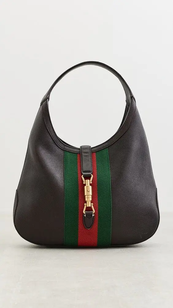 Shopbop Gucci Jackie Calfskin Leather Shoulder Bag