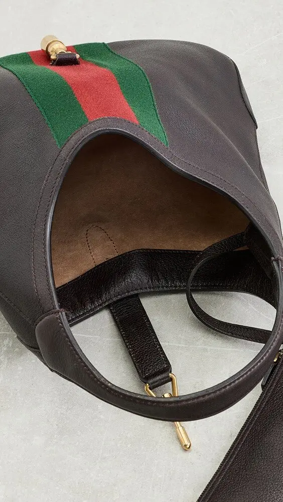 Shopbop Gucci Jackie Calfskin Leather Shoulder Bag