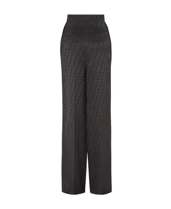Fendi Ff Motif Wide-leg Pants