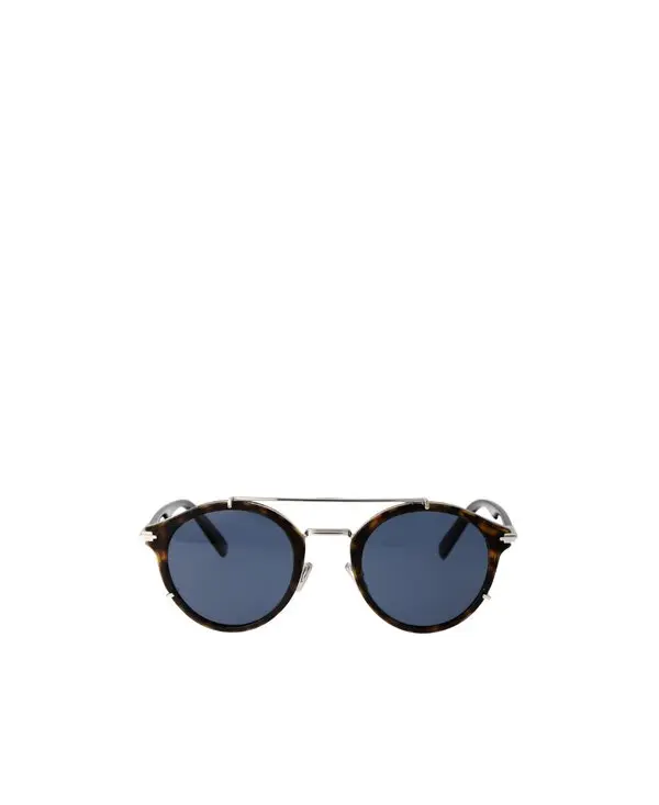Dior Round Frame Sunglasses - Blue