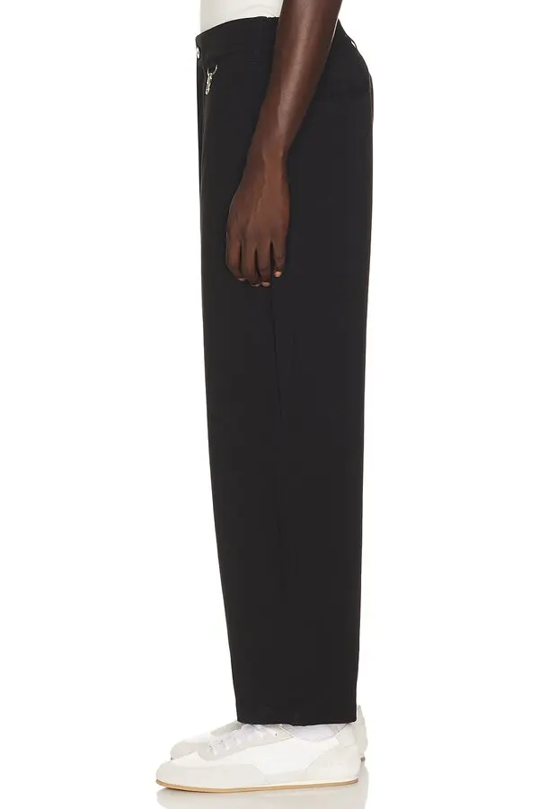 STUDENTS GOLF Calculus Baggy Pleated Pants - Black