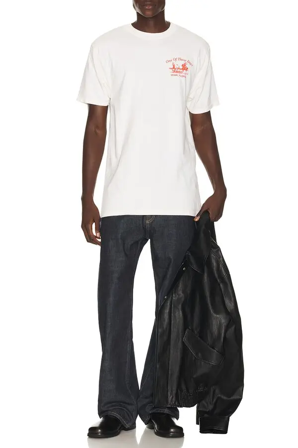 ONE OF THESE DAYS X Revolve X Miami Design 22 Tee In White