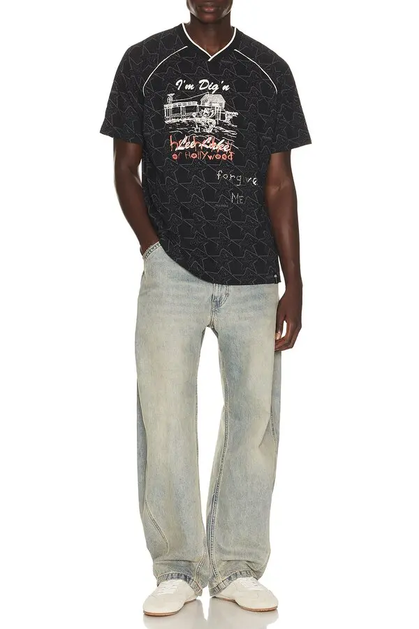 Palm Angels Starry Palm Allover Tee