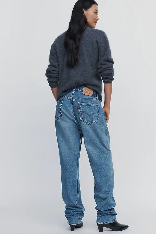 ALIGRACE Tomboy High Rise Straight Leg Jeans