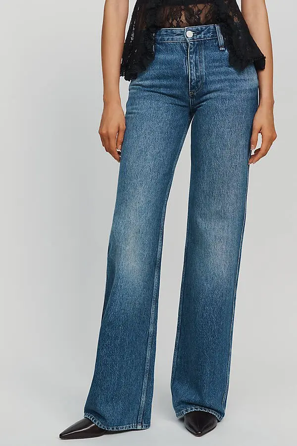 Rag & Bone Josie Low Rise Relaxed Flared Jeans