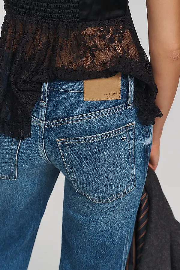 Rag & Bone Josie Low Rise Relaxed Flared Jeans