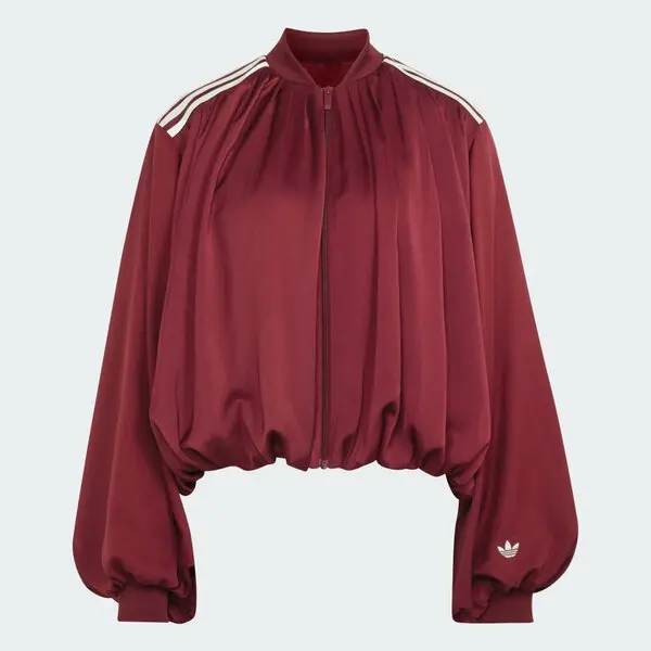 Adidas Satin Pleated Track Top