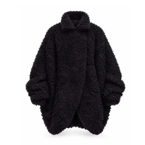 JULIA ALLERT Oversized Curly-textured Cocoon Jacket