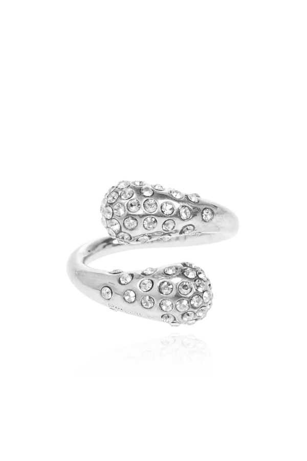 JIMMY CHOO Crystal Ring - Silver