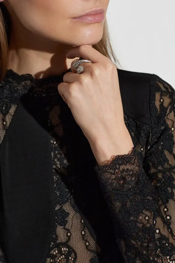 JIMMY CHOO Crystal Ring