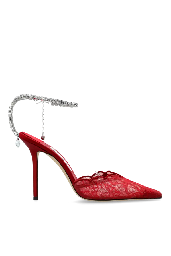JIMMY CHOO Saeda High-heel Pumps - Red