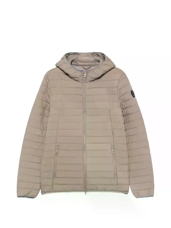 PIQUADRO Hooded Quilted Jacket