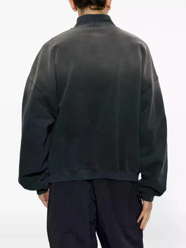 REPRESENT Vintage-effect Long-sleeve Sweatshirt