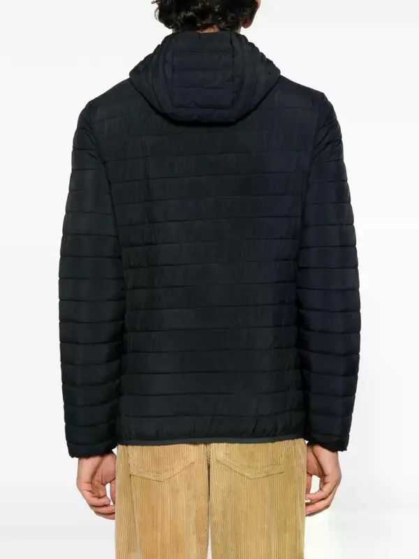PIQUADRO Quilted Hooded Jacket