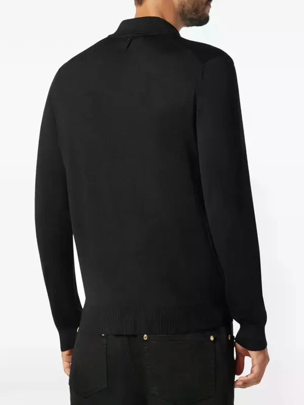 BILLIONAIRE Zip-up Polo Shirt