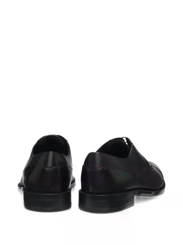 BOSS Cap-toe Derby Shoes In Leather