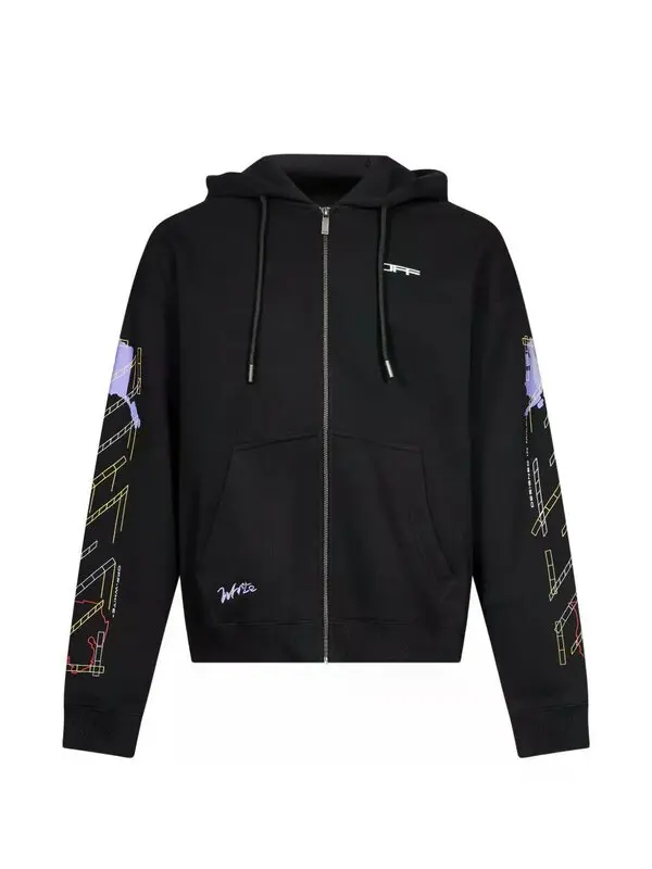 Off-White Archigeography Arrow Hoodie - Black