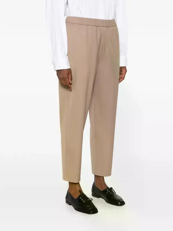 Fabiana Filippi Elasticated-waist Cropped Trousers