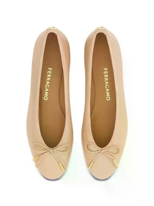 FERRAGAMO Ballet Flat With Bow Detail