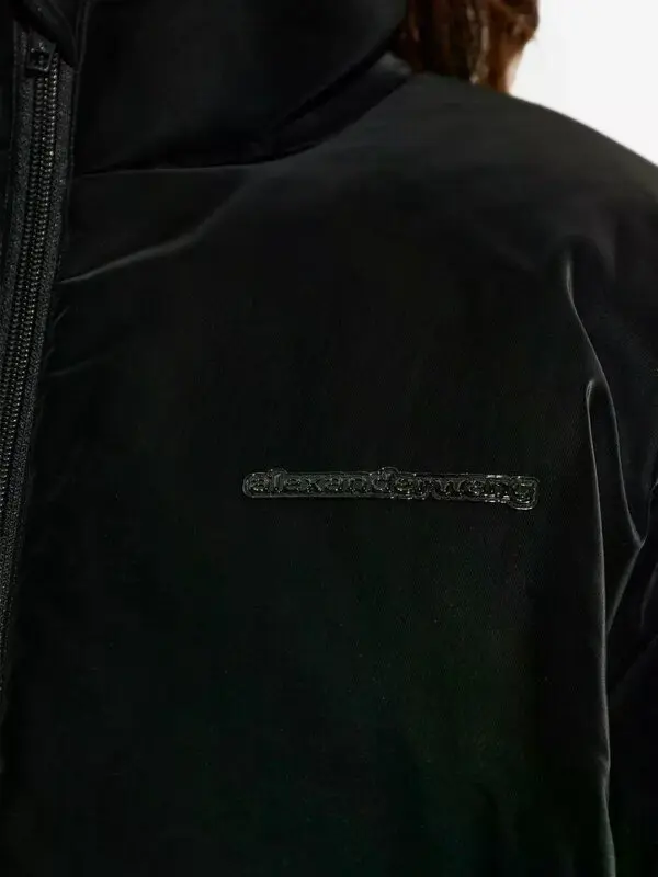 Alexander Wang Puffer Jacket With A Stand-up Collar