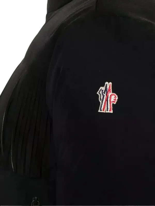 Moncler Bessin Fringe-detail Padded Ski Jacket - Black