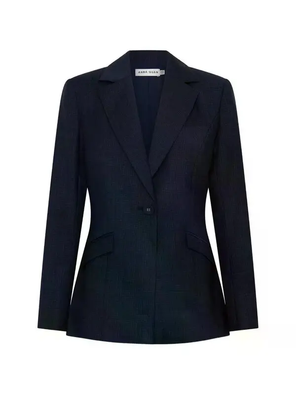 Anna Quan Bardi Single-breasted Blazer - Blue