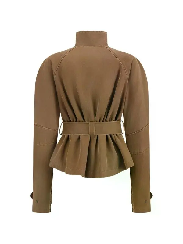 OUDE WAAG Washed Belted Jacket