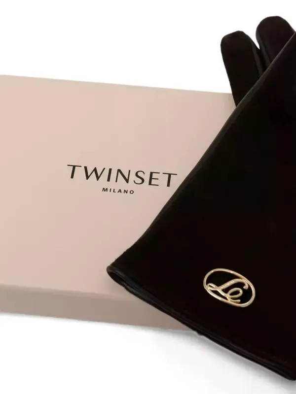 TWINSET Logo-plaque Gloves