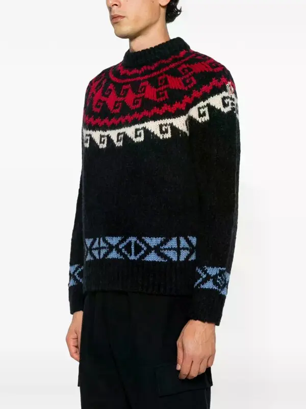 Moncler Fair Isle-knit Sweater