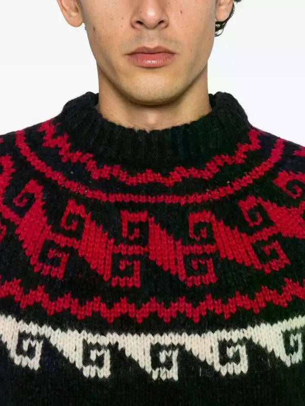 Moncler Fair Isle-knit Sweater