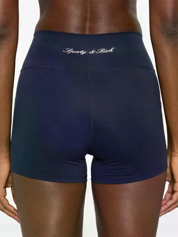 Sporty & Rich Logo-print Shorts