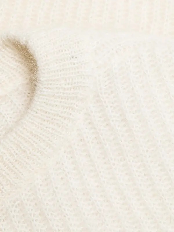 TOTEME Oversized Rib-knit Mohair-blend Sweater