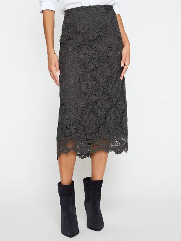 Brochu Walker The Mara Lace Skirt - Hunter