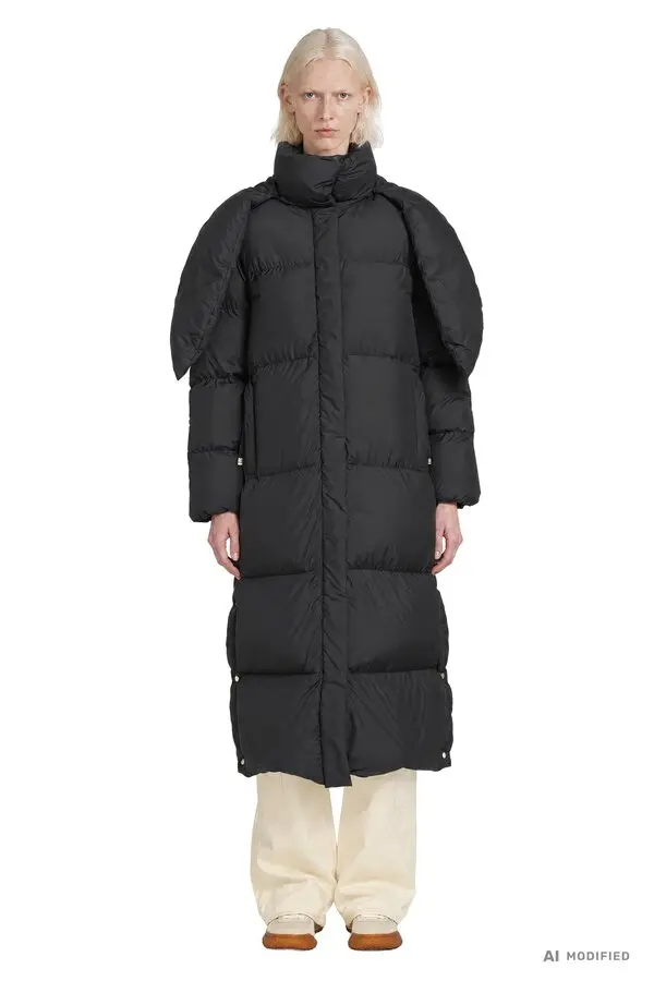 Moncler Ornet Hooded Long Down Coat