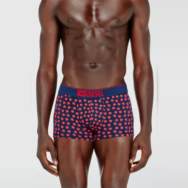 DIESEL® Three-pack Boxer Briefs With Rose Print - Multicolor